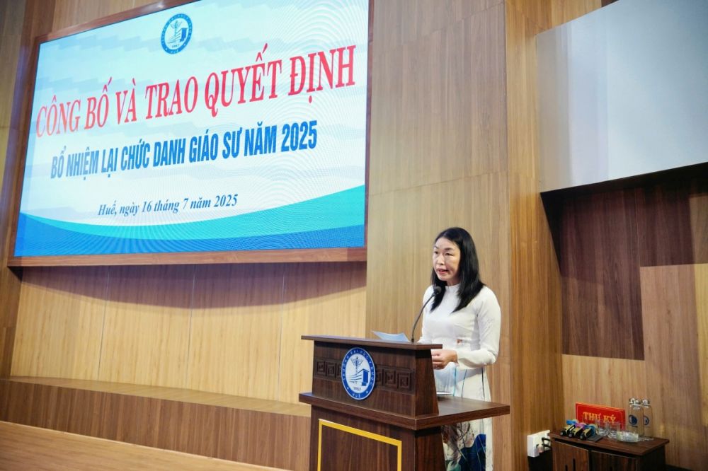 Hoạt động Hue-UMP | Công bố quyết định bổ nhiệm lại chức danh giáo sư năm 2025 và Hội nghị triển ...